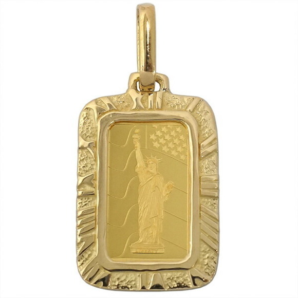 Tiffany & Co. | Jewelry | Pendant Statue Of Liberty Ingot 24k Yellow ...